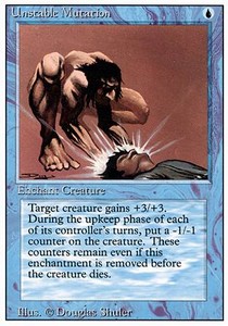 Unstable Mutation / Mutación inestable - Revised - Magic: The Gathering ...