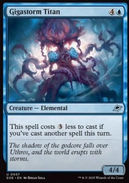Gigastorm Titan / Titán gigatormenta - Edge of Eternities - Magic: The ...